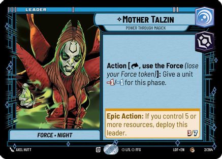 Mother Talzin - Power Through Magick (002/264) - Legends of the Force – Excel RC