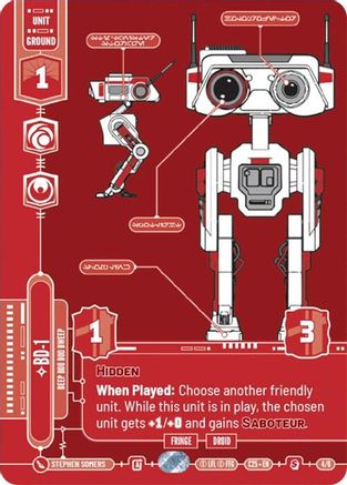 BD-1 - Beep Boo Boo Bweep (4/6) - 2025 Convention Exclusive Foil – Excel RC