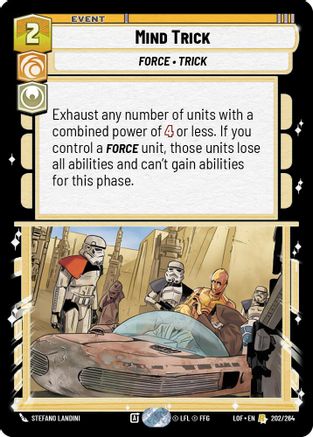 Mind Trick (202/264) - Legends of the Force – Excel RC