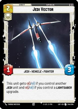 Jedi Vector (244/264) - Legends of the Force – Excel RC