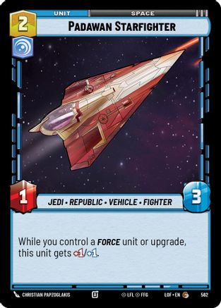Padawan Starfighter (Foil) (562) - Legends of the Force Foil – Excel RC