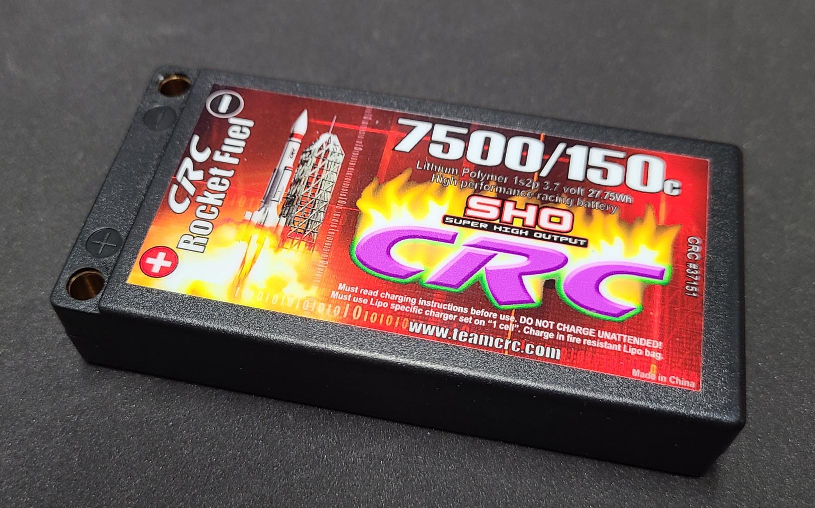 CRC 1s Rocket Fuel Battery pack – 3.7v, Ultra-Low IR, SHO – Super High ...