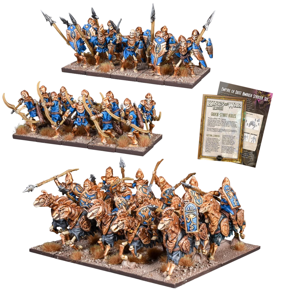 Kings of War - Empire of Dust Ambush Starter Set MGKWT105 – Excel RC