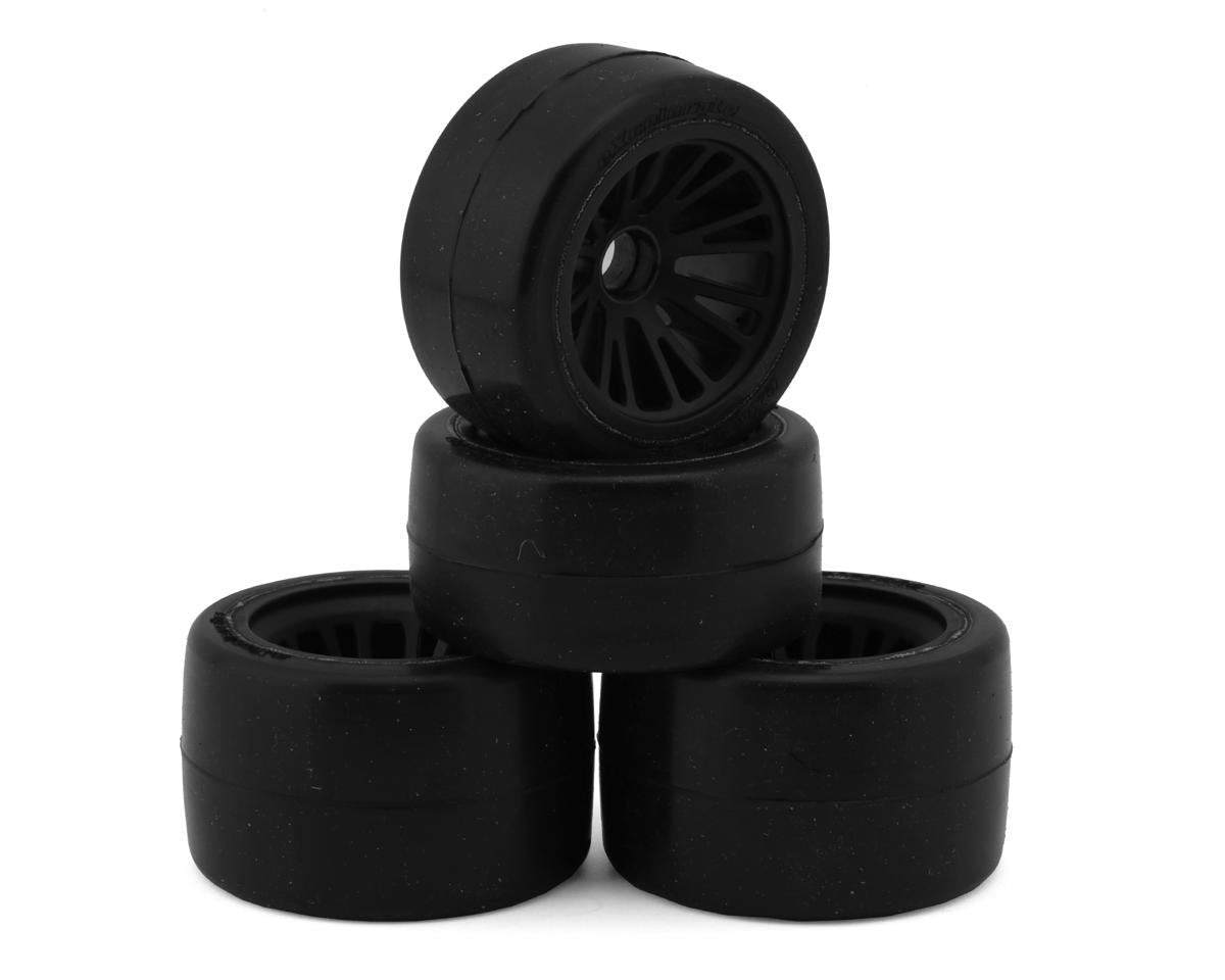 eXcelerate F1 Front & Rear Rubber Pre-Mounted Tires Set (Medium/Soft ...