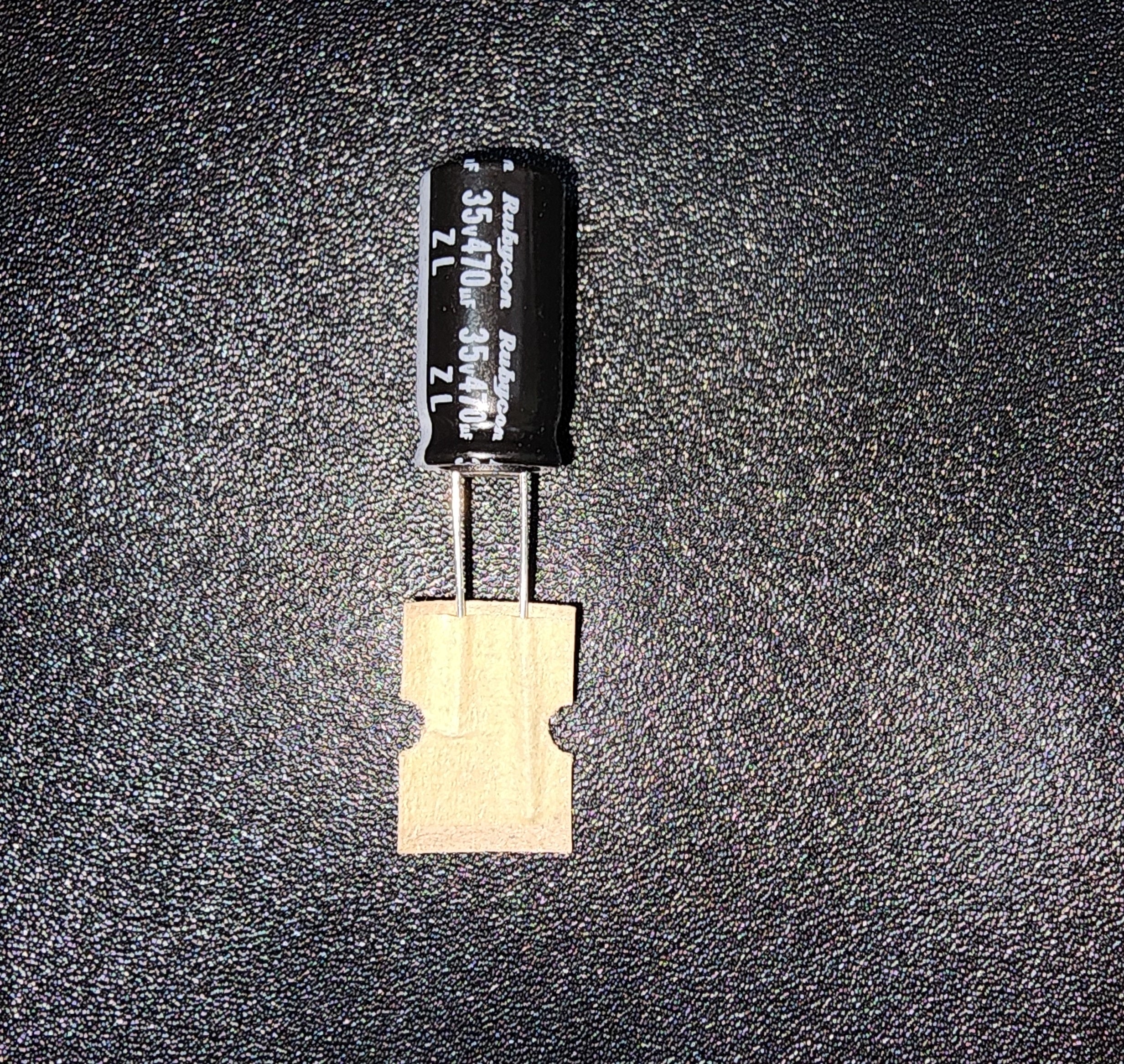 Electrolytic Capacitor 470uf 35v 35v470uf Rubycon ZL 105C Low ESR 10mm ...